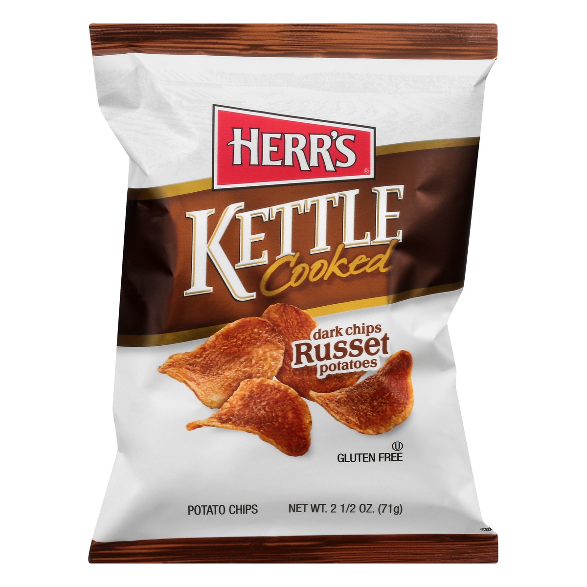 Herr's Potato Chips, Dark Chips Russet Potatoes 2.5 oz | Shipt
