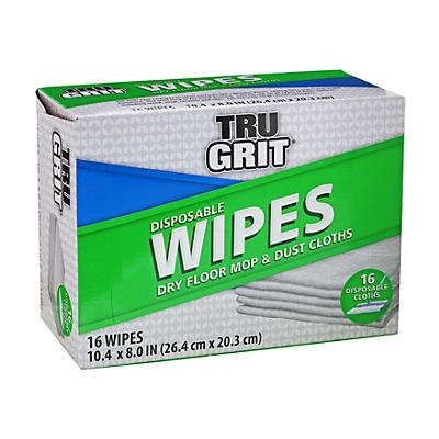 Tru Grit Dry Floor Wipes 16 ct | Shipt