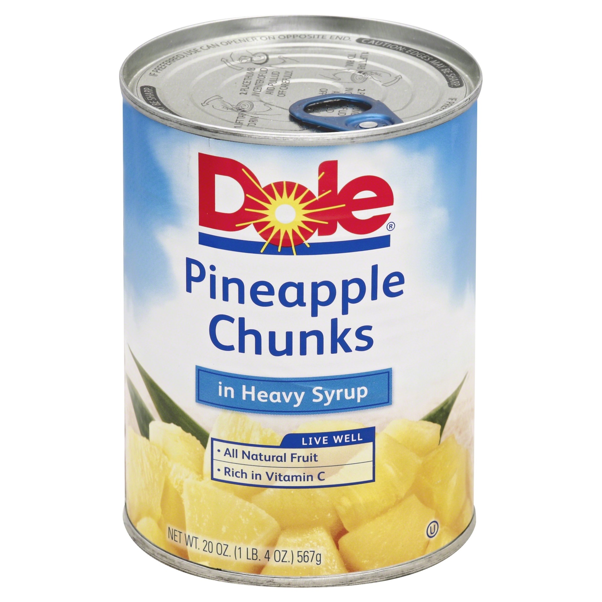 Dole Pineapple Chunks in Heavy Syrup 20 oz | Shipt