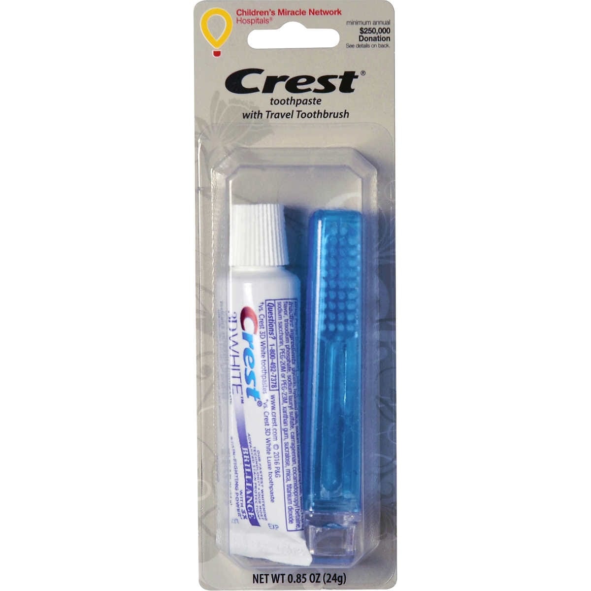 Crest Toothpaste with Travel Toothbrush 6 ct | Shipt