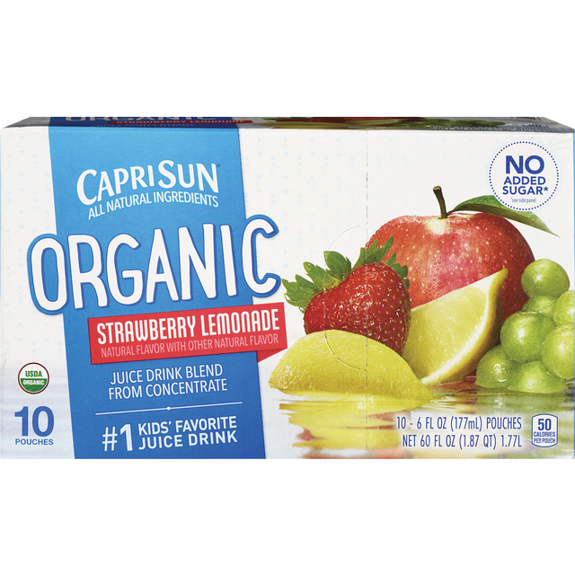 Capri Sun Organic Strwbry Lem 1 ct | shipt