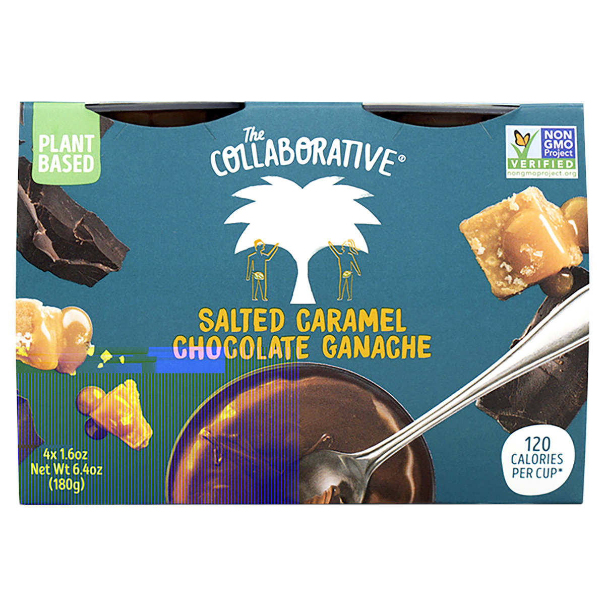 The Coconut Collaborative Coconut Cream Salted Caramel Ganache Pots 6.4 ...