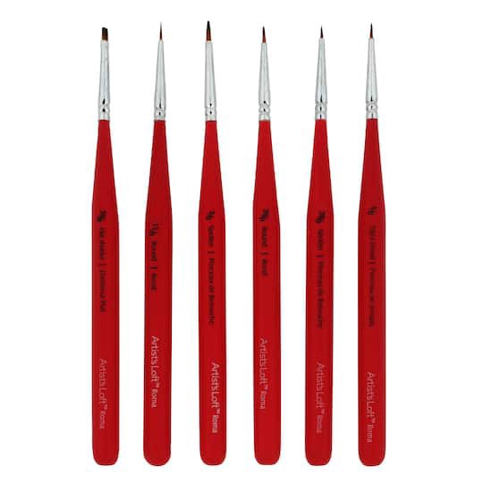 Artists Loft Roma Taklon Soft Touch 6 Piece Multi Media Brush Set By ...