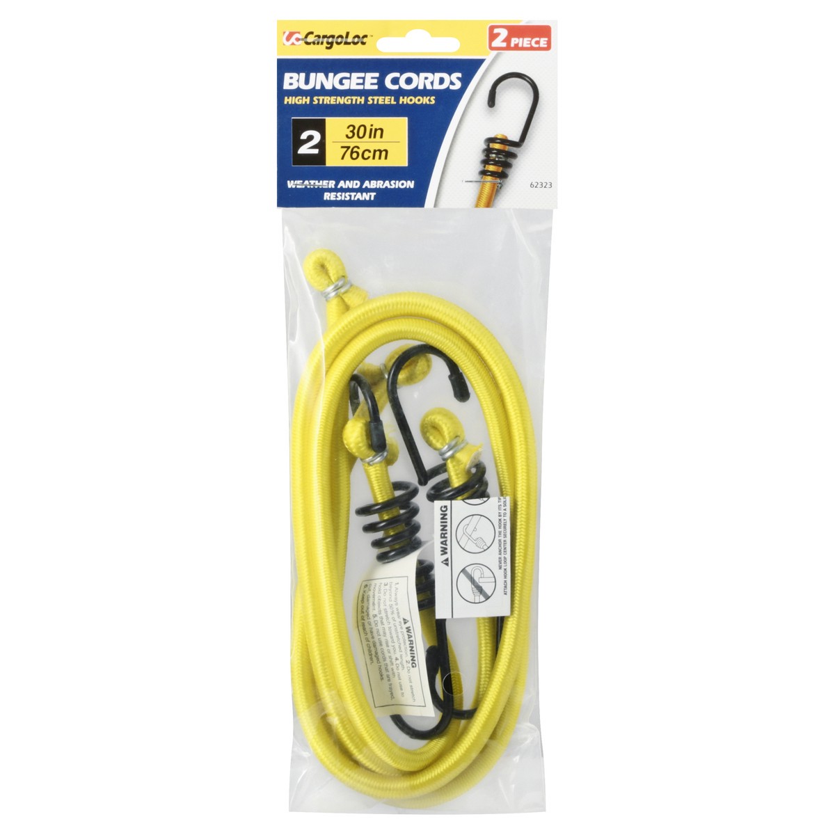 Allied Bungee Cords - 2 Pack - Yellow 30 in | Shipt