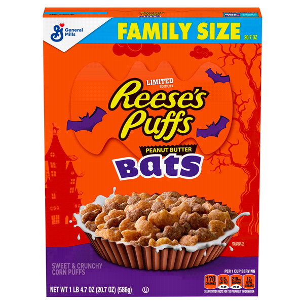 Reese's Puffs Sweet & Crunchy Peanut Butter Bats Cereal 20.7 oz | Shipt