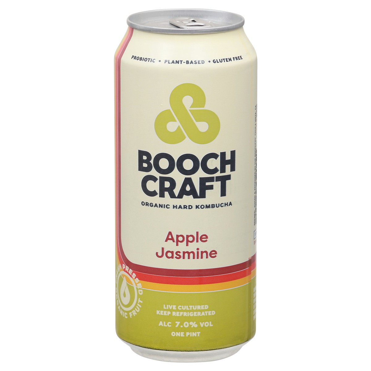 Boochcraft Apple Jasmine Organic Hard Kombucha 16 fl oz | Shipt