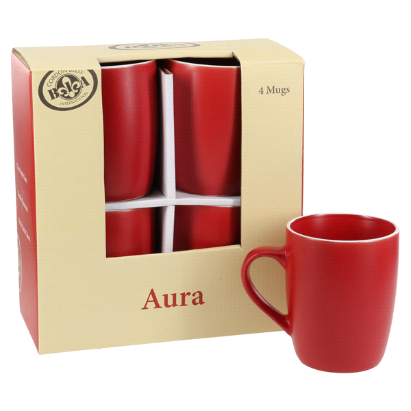 BIA Aura Ruby Mugs 4 ct | Shipt