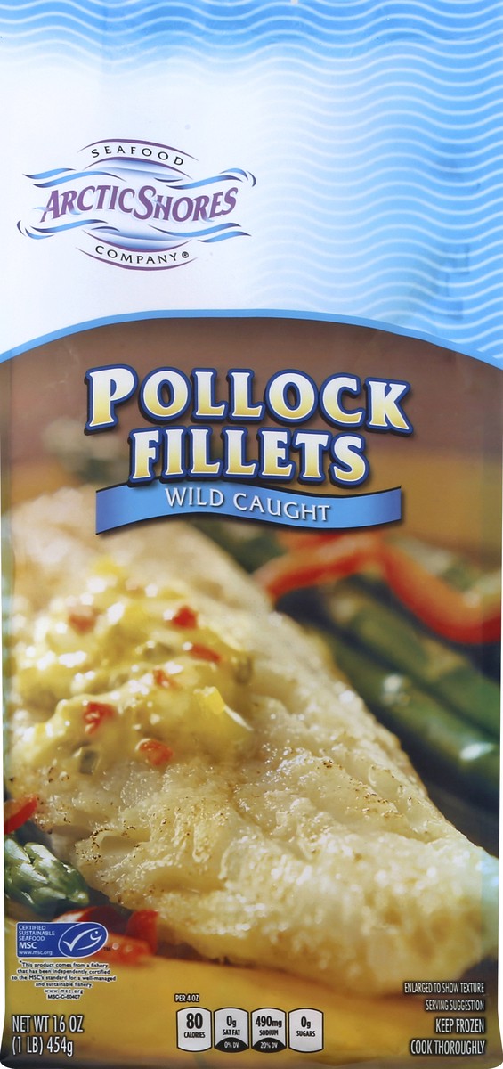 Arctic Shores Pollock, Wild Caught, Fillets 16 oz | Shipt
