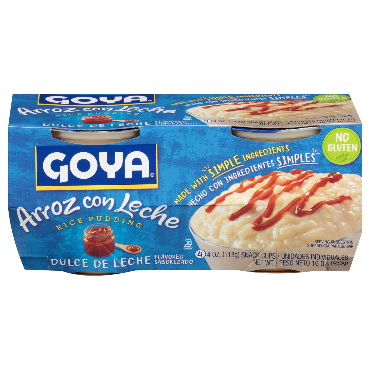 Goya Rice Pudding, Dulce De Leche, Arroz Con Leche 4 ct | Shipt