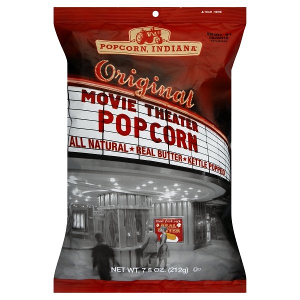 Popcorn, Indiana Popcorn, Move Theater, Original 7.5 oz | Shipt