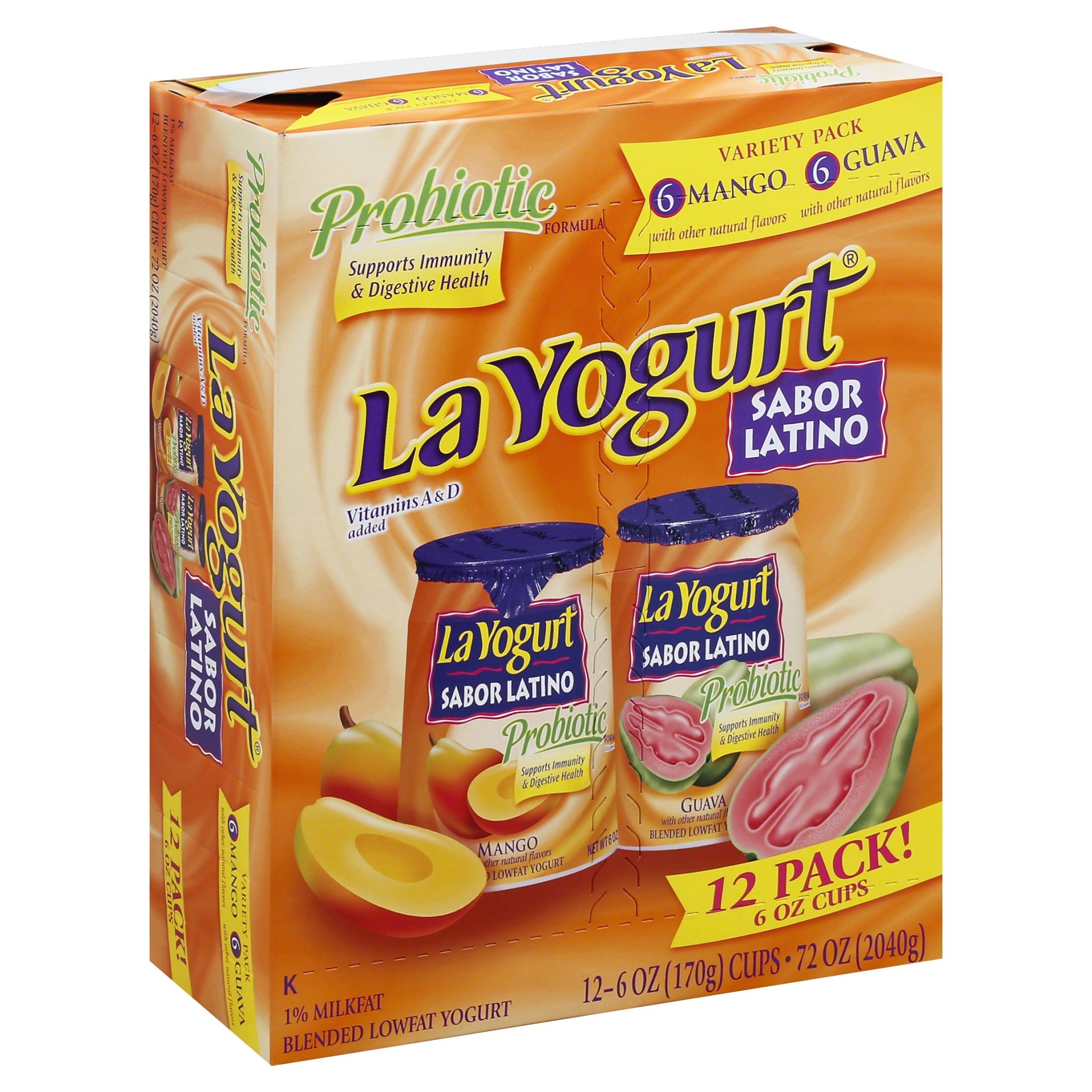 La Yogurt Probiotic Guava Mango Vari 6 oz | Shipt