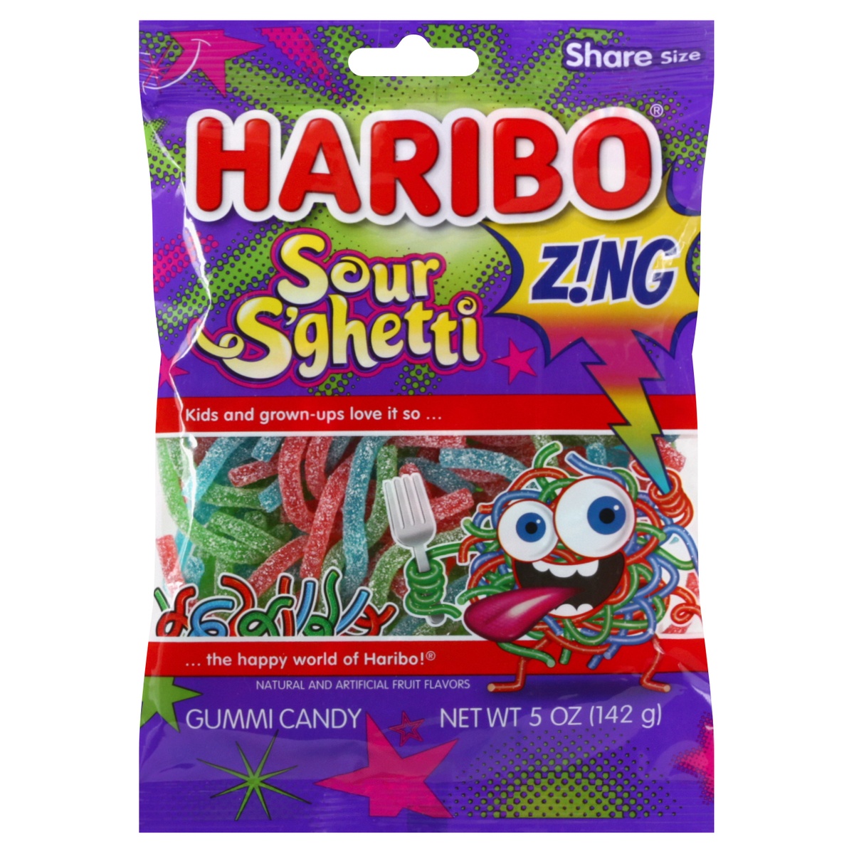 Haribo Sour S'Ghetti Gummi Candy 5 oz | Shipt