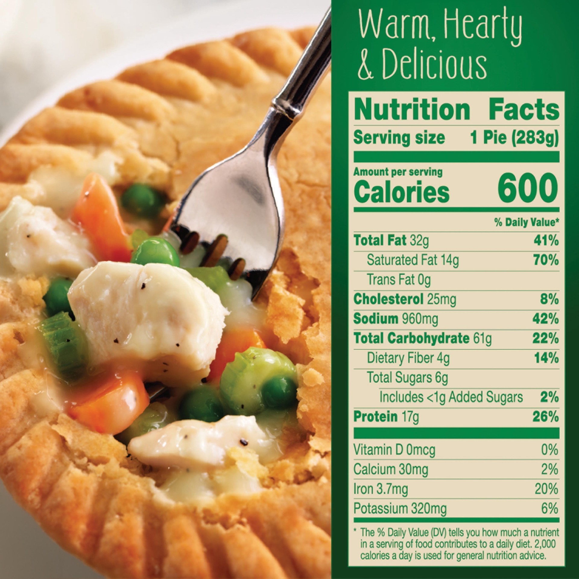 Marie Callender's Chicken Pot Pie, Single Serve Frozen Meal, 10 oz. 10 ...
