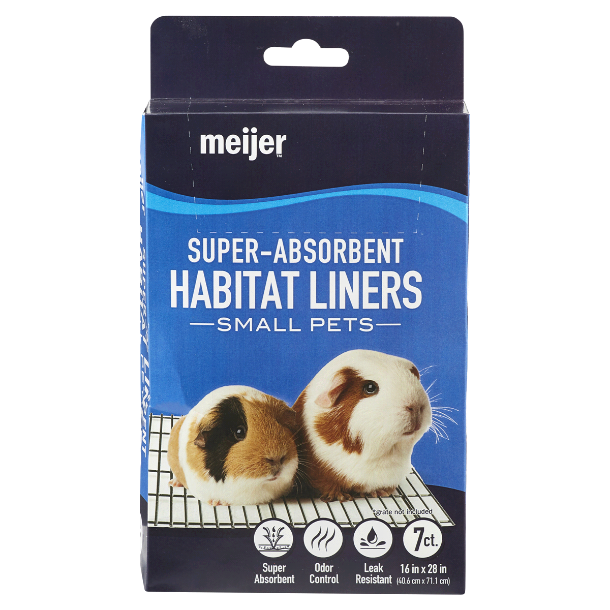 Meijer Habitat Liners, Small Pets, Super-Absorbent 7 ct | Shipt