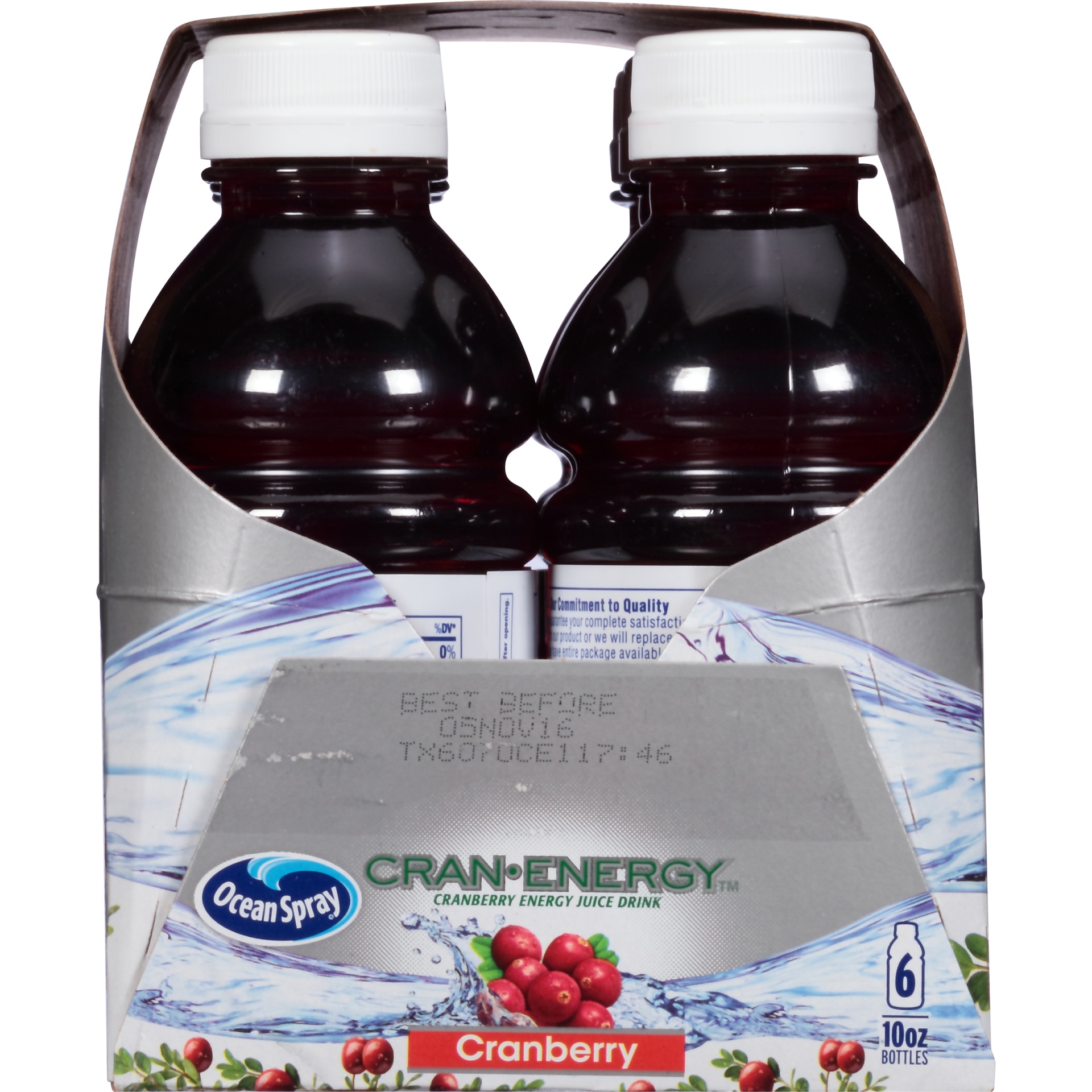 Ocean Spray Cran-Energy Cranberry Energy Juice Drink 6 ct; 10 fl oz | Shipt