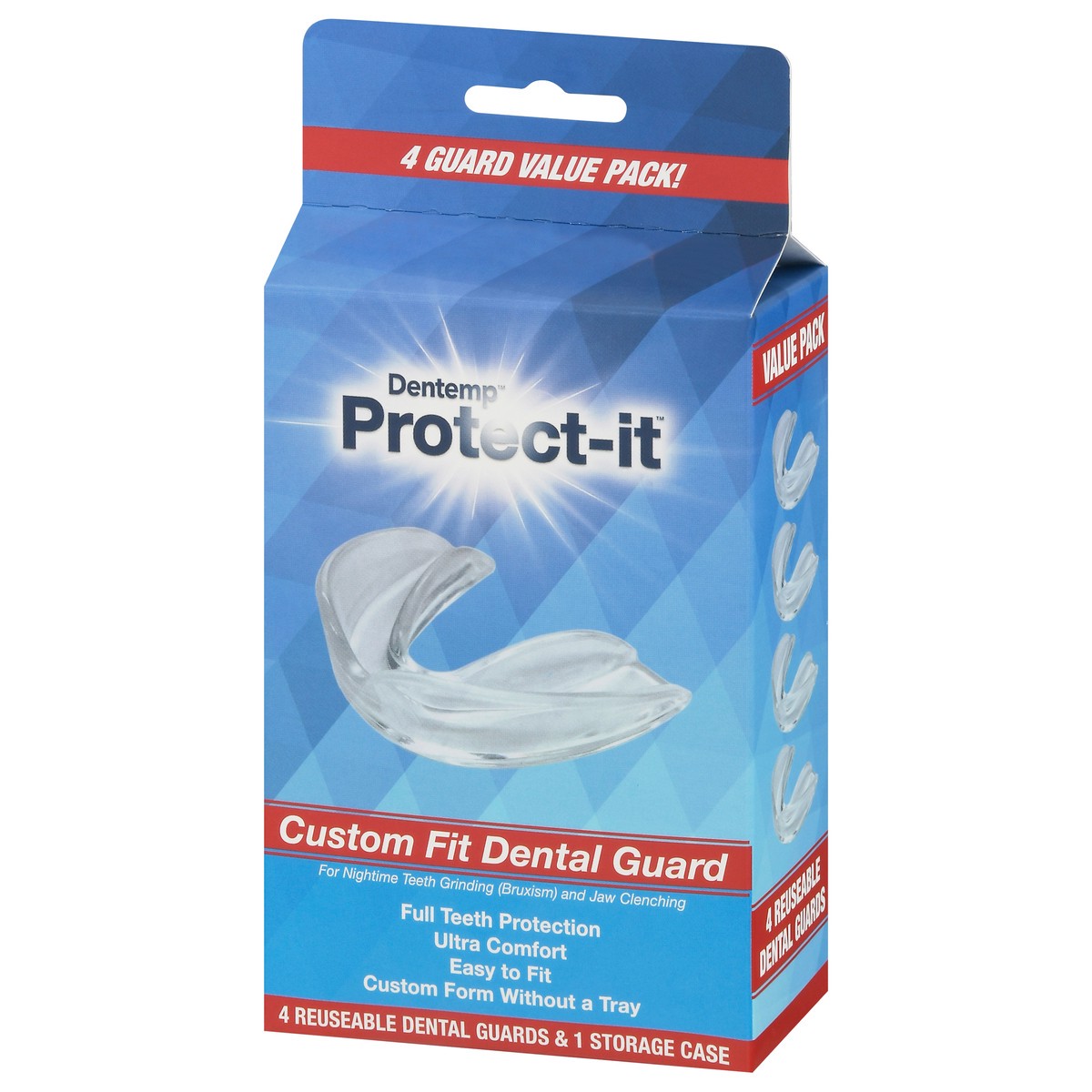 Dentemp Protect-it Reusable Dental Guards Value Pack 4 ea 4 ct | shipt