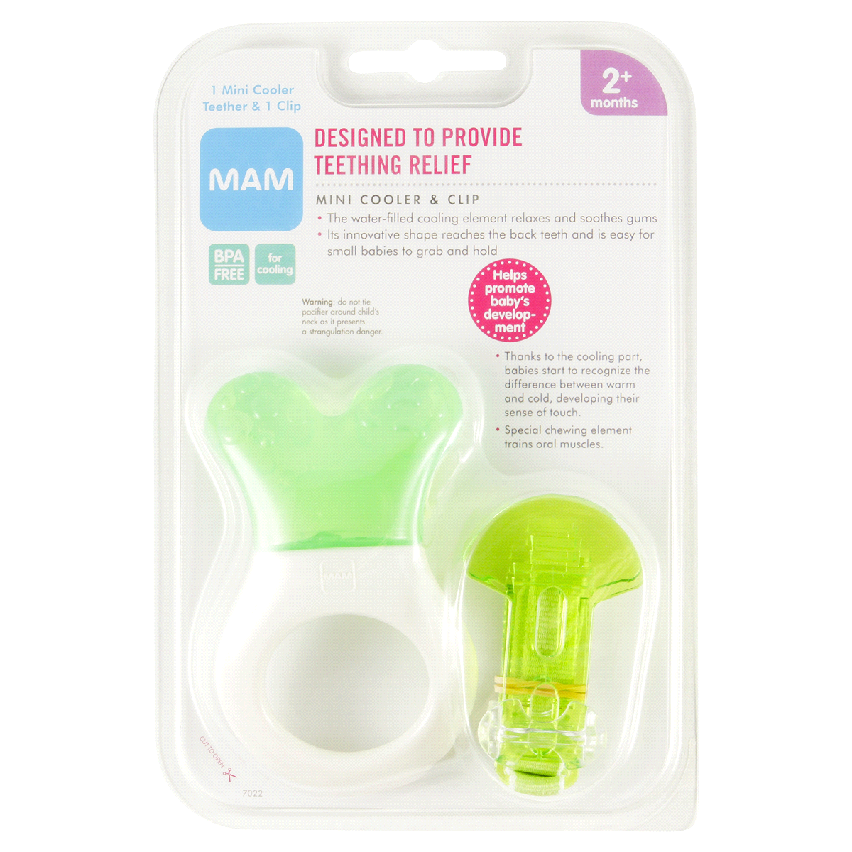 MAM Mini Cooler Teether with Clip, 2+ Months 1 ct | Shipt