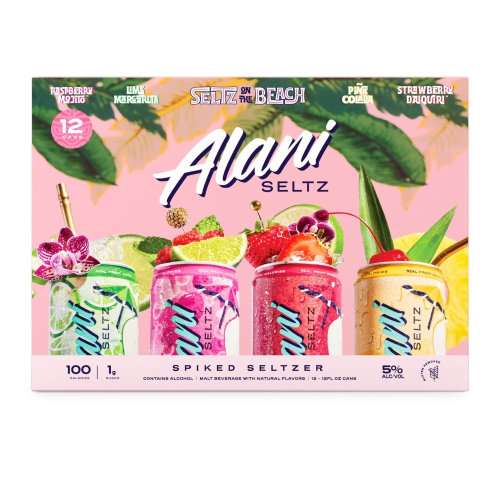 Alani Nu Alani Seltz Cocktail Spiked Seltzer Variety Pack 12 ct; 12 fl ...