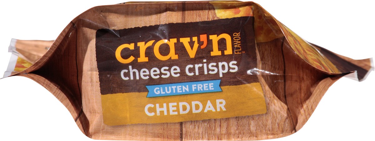 Crav'n Flavor Cheese Crisps, Gluten Free, Cheddar 2.12 oz | Shipt