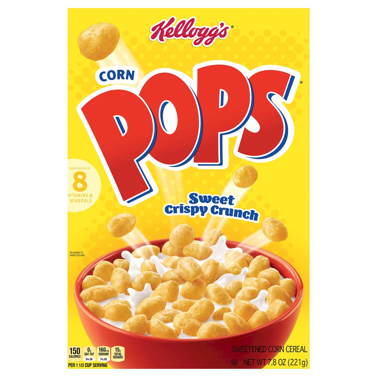Kellogg's Corn Pops Sweet Crispy Crunch Cereal 7.8 oz 7.8 oz | Shipt