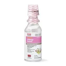 CVS Health Children's Allergy Relief Liquid Medication, Cherry, 8 Oz 1 ...