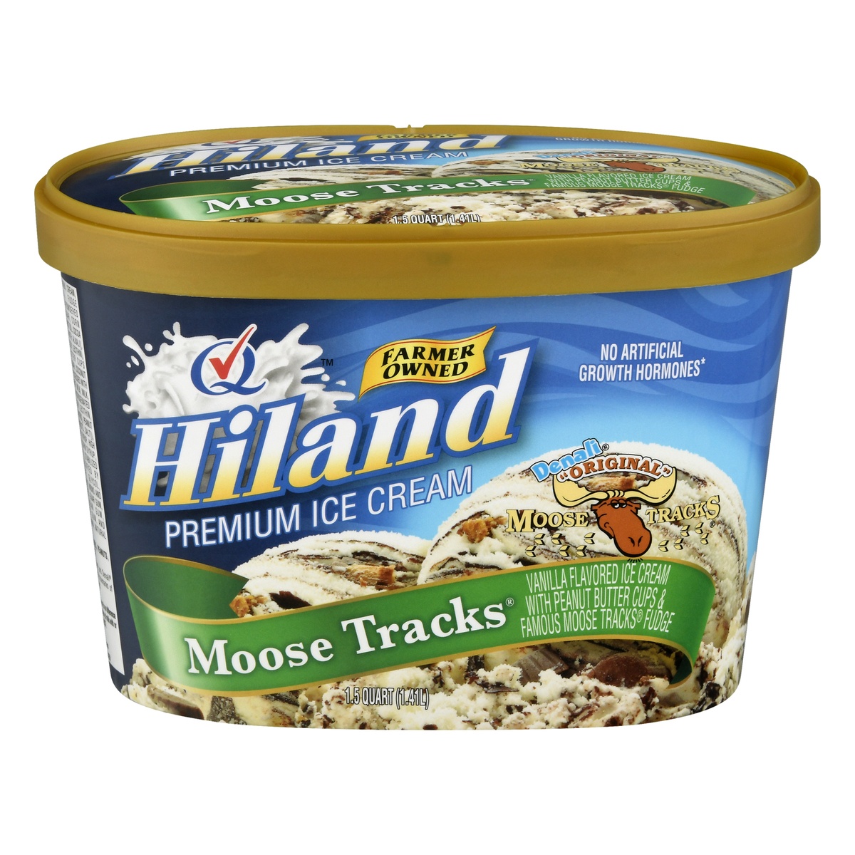 Hiland Dairy Ice Cream Moose Tracks 48 oz | Shipt