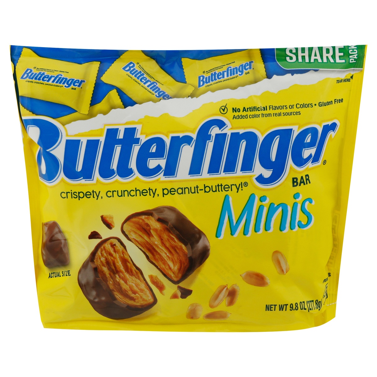 Butterfinger Minis Bar Share Pack 9.8 oz 9.8 oz | Shipt