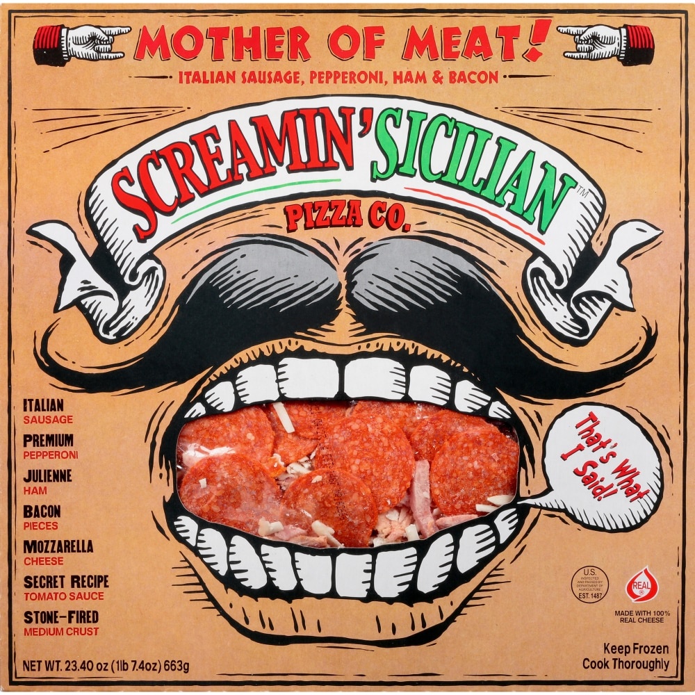 Screamin' Sicilian Mother Of Meats Pizza 23.4 oz | Shipt