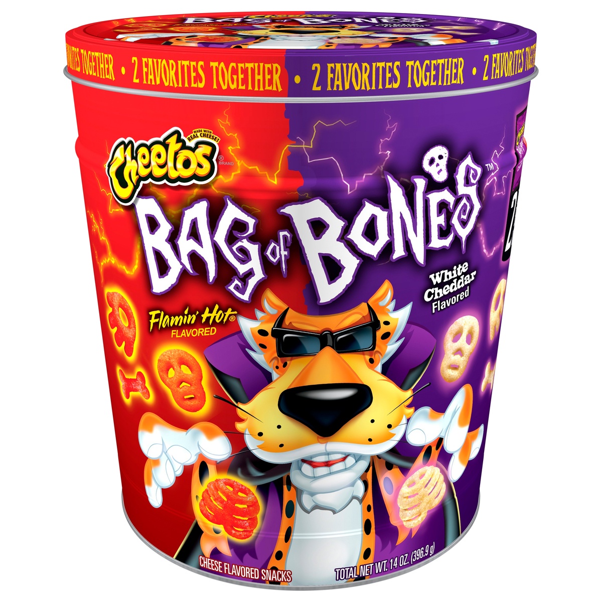 Cheetos Bag of Bones Cheese Flavored Snacks Variety 7 Oz 2 Count 2 ct ...