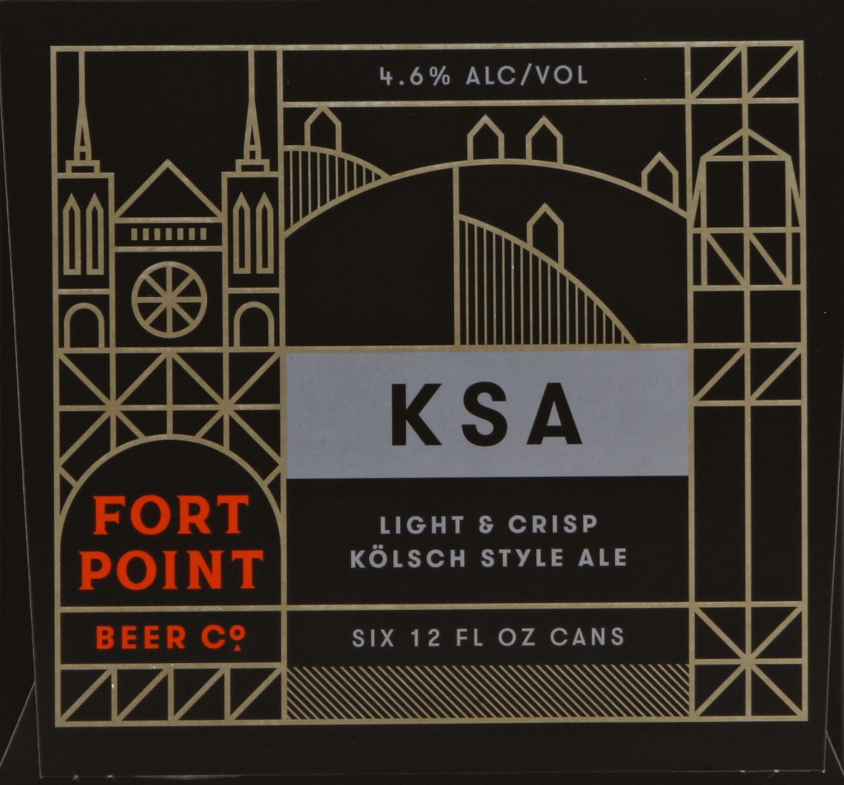 Fort Point Beer Co. Fort Point KSA Kölsch Style Ale Beer 6 ct; 12 fl oz ...