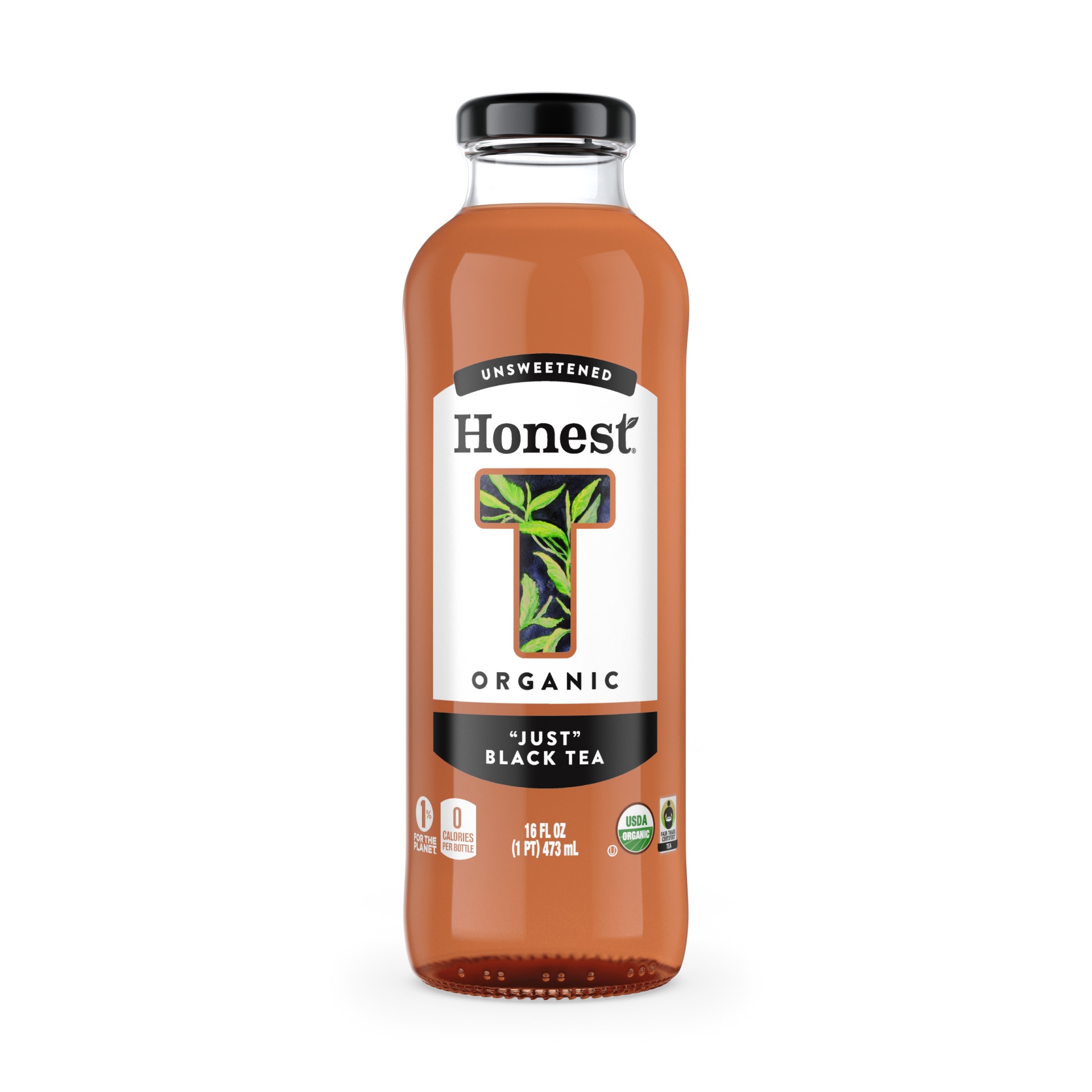 Honest Tea Organic Just Black Unsweet Tea 16 fl oz | Shipt