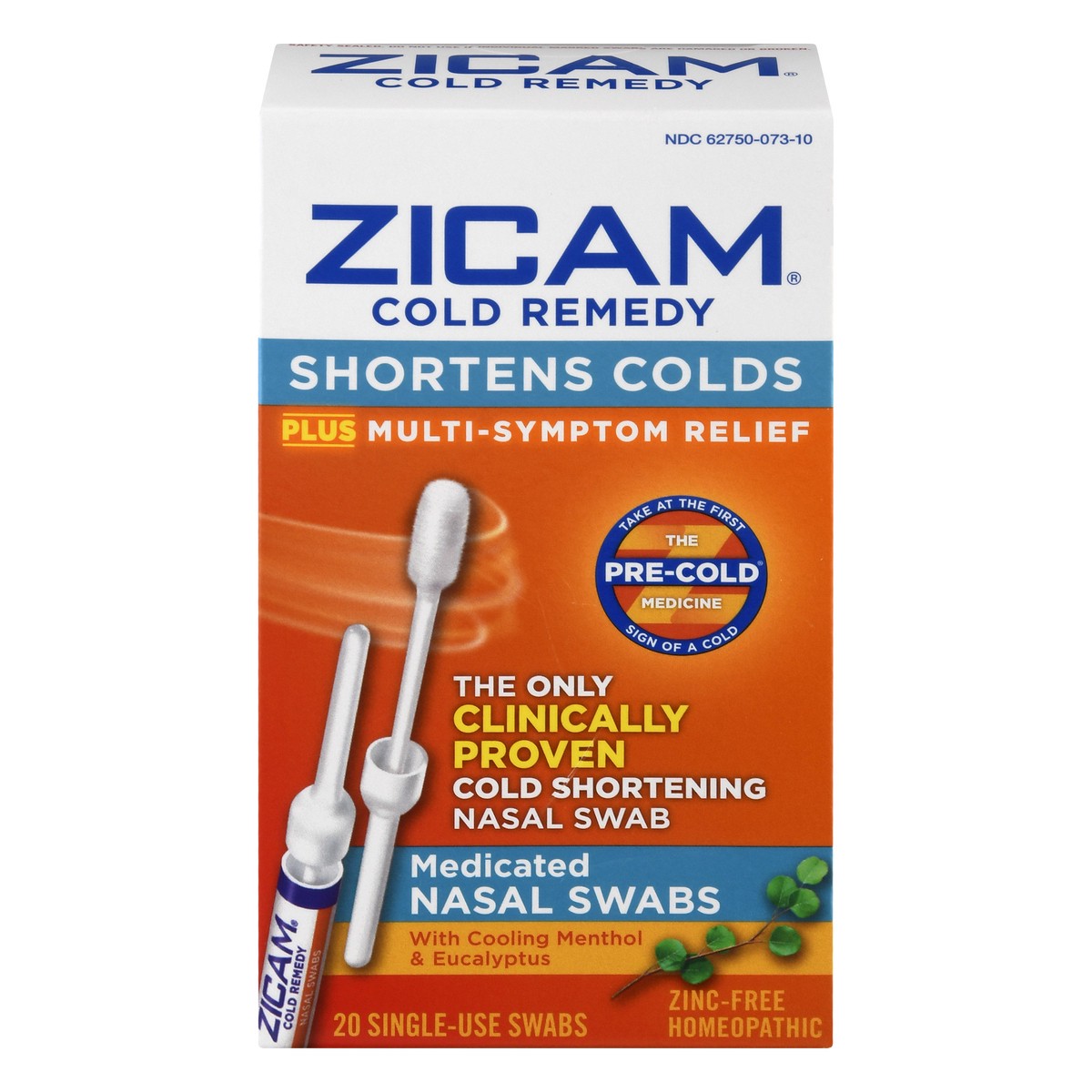 Zicam Cold Remedy Nasal Swabs 20 ct | Shipt