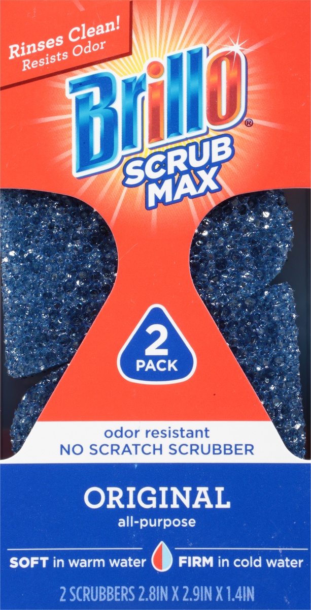 Brillo Scrub Max Original All-Purpose Scrubbers 2 ct | Shipt