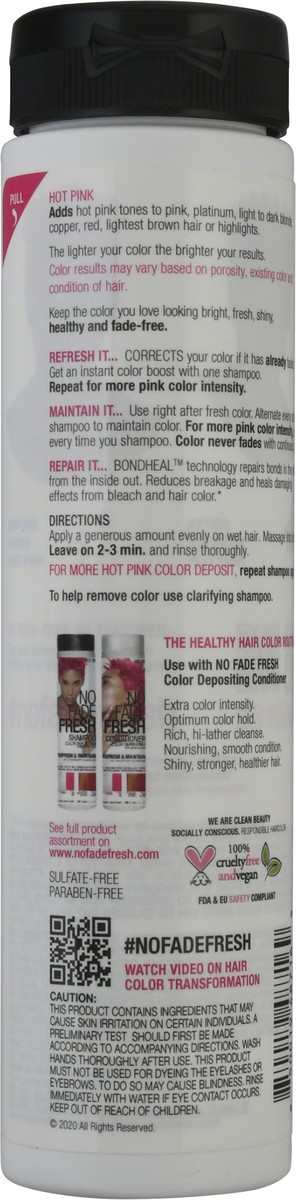 No Fade Fresh Hot Pink Refresh & Maintain Color Depositing Shampoo 6.4 ...