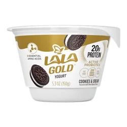 LALA Gold Nonfat Cookies & Cream Yogurt 5.3 oz 5.3 oz | shipt