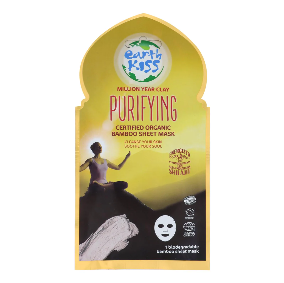 Earth Kiss Purifying Clay Bamboo Sheet Mask 1 ct | Shipt