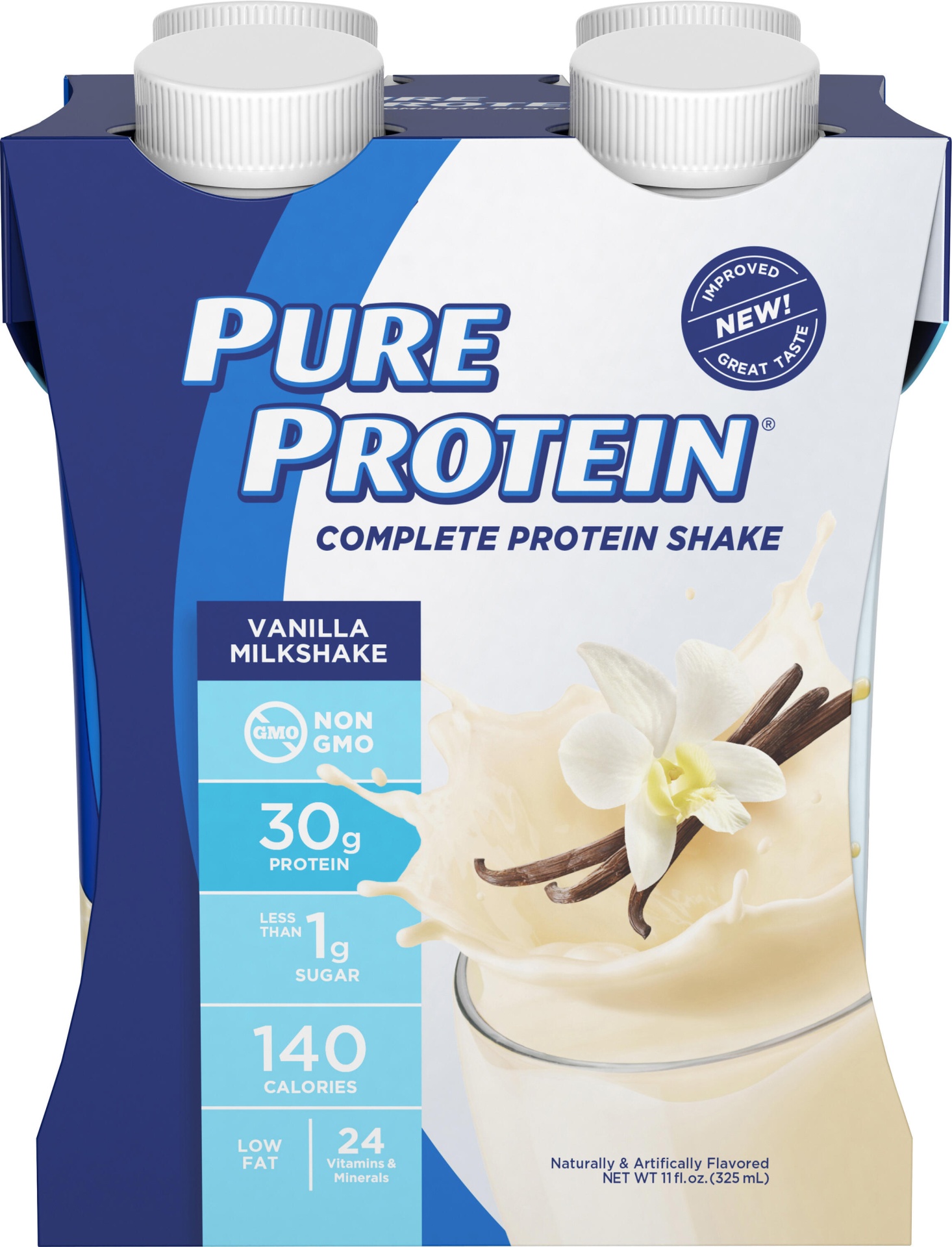 Pure Protein Complete Protein Shake - Vanilla Cream 4 ct; 11 oz | Shipt