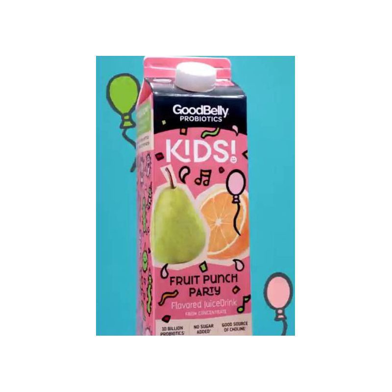 Goodbelly Kids Probiotic Fruit Punch Juice Drink - 32 fl oz 32 fl oz ...