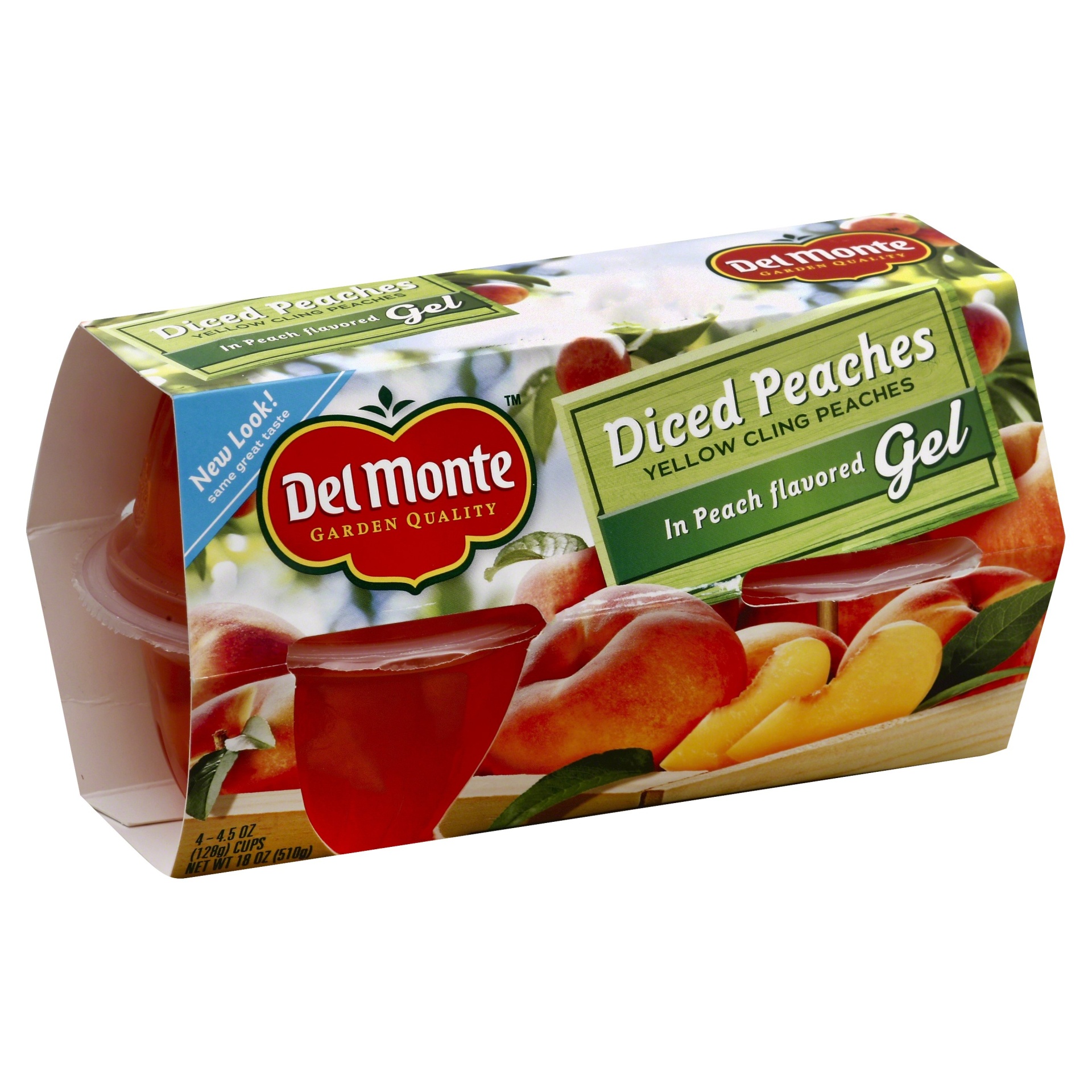 Del Monte Fruit & Gel Peaches in Peach Gel 4 ct | Shipt