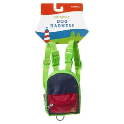 Meijer Summer Colorblock Backpack Dog Harness, Extra Small XS | Shipt