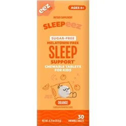 Sleepeez, Melatonin-Free & Sugar-Free Chewable Tablets for Kids, Orange ...