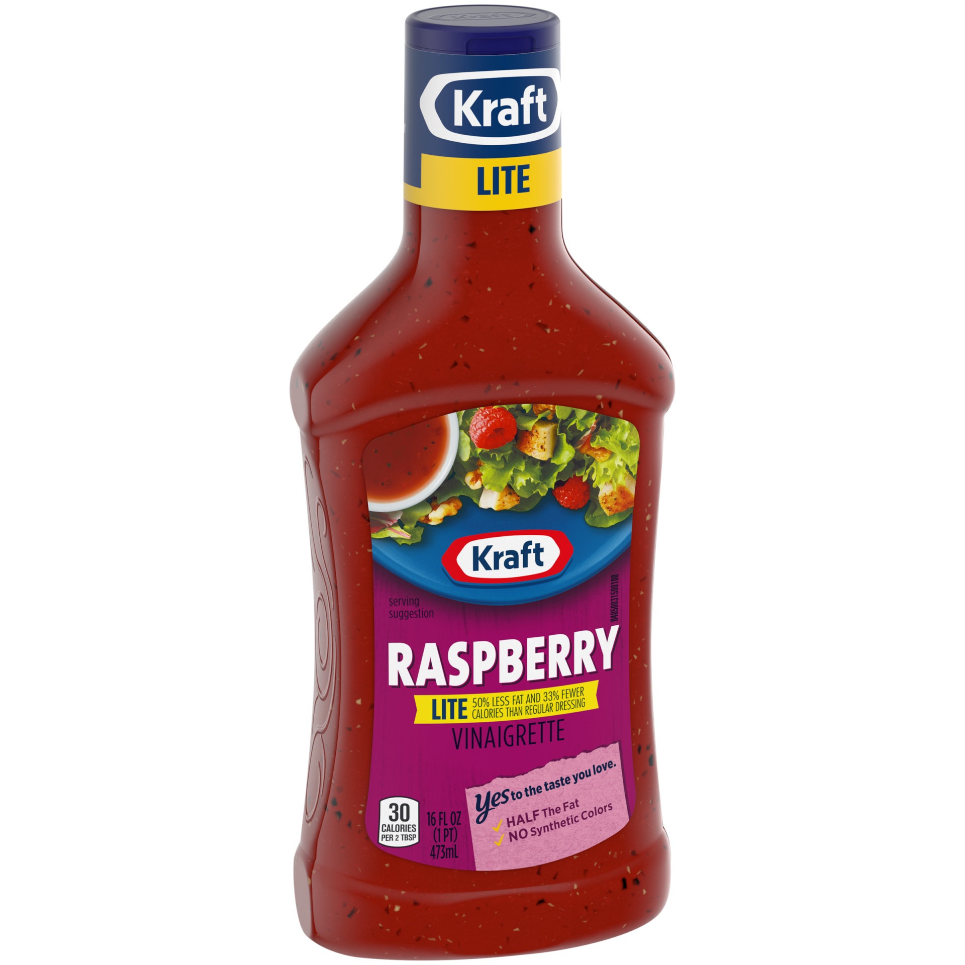Kraft Raspberry Vinaigrette Lite Salad Dressing 16 fl oz | Shipt