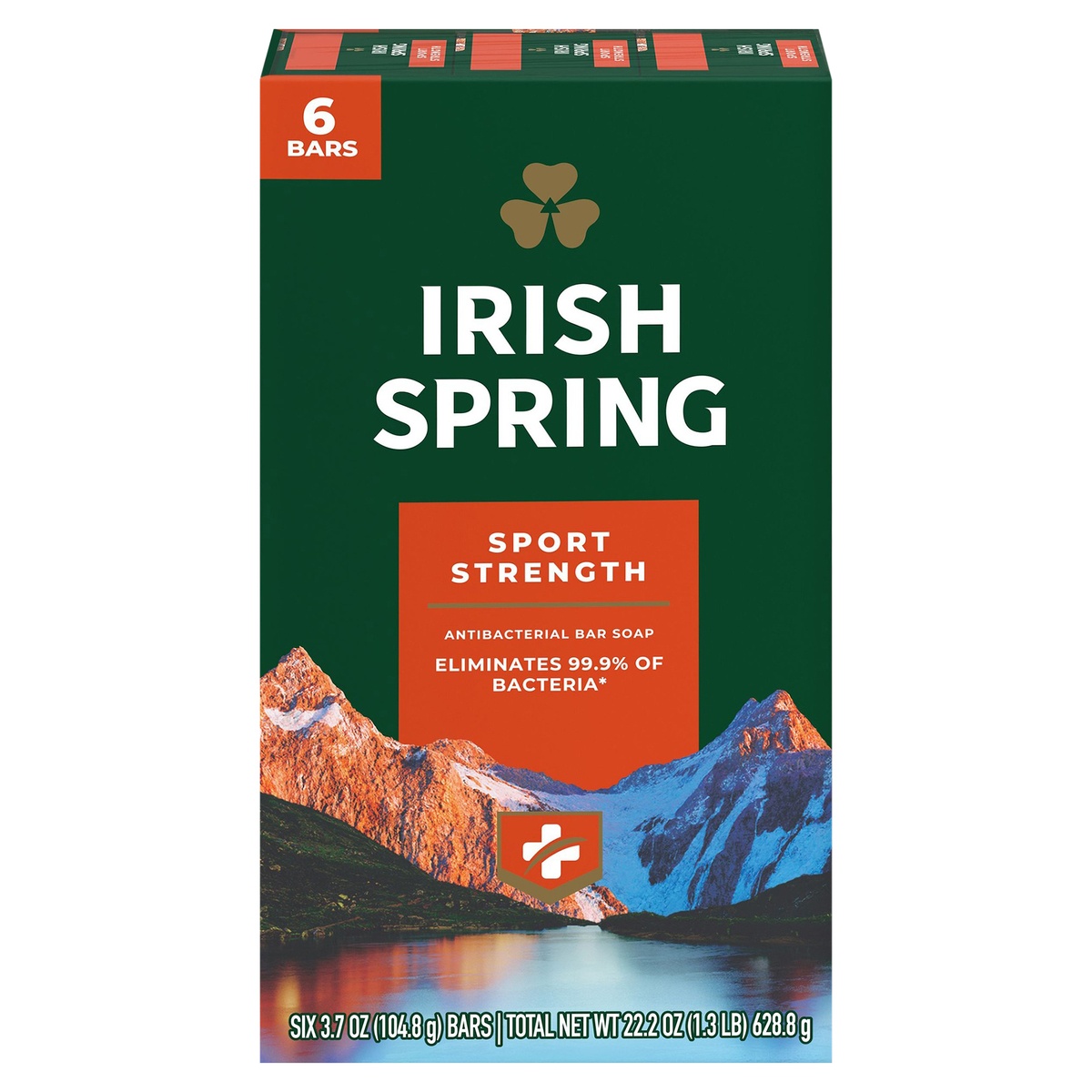 Irish Spring Sport Strength Antibacterial Bar Soap 6 ct | Shipt