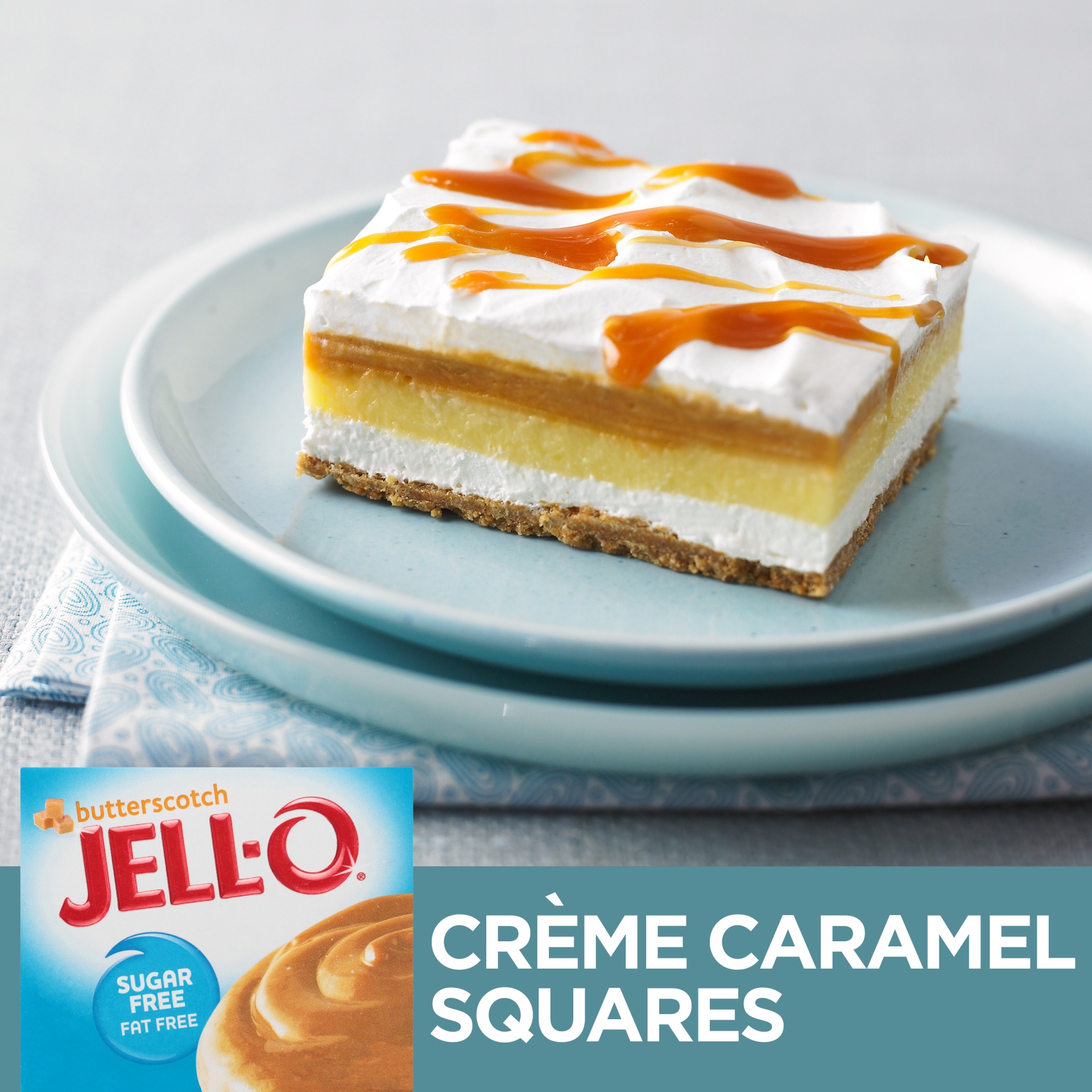 Jell-O Sugar-Free Fat Free Butterscotch Instant Reduced Calorie Pudding ...