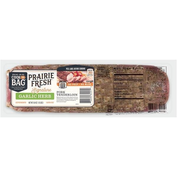 Prairie Fresh Signature Garlic Herb Pork Tenderloin 18.4 oz | Shipt