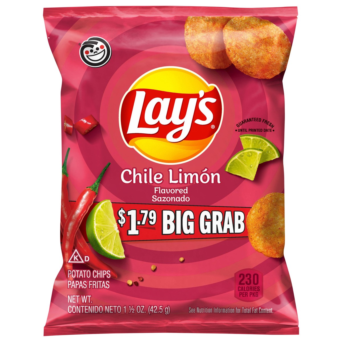 Lay's Potato Chips Chile Limon Flavored 1 1/2 Oz | Shipt