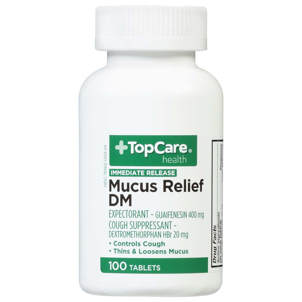 TopCare Health Mucus Relief Immediate Release Tablets 100 ea 100 ct | Shipt