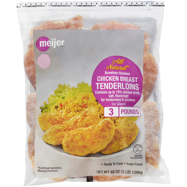 Meijer Boneless Skinless Chicken Breast Tenderloins 48 oz | Shipt