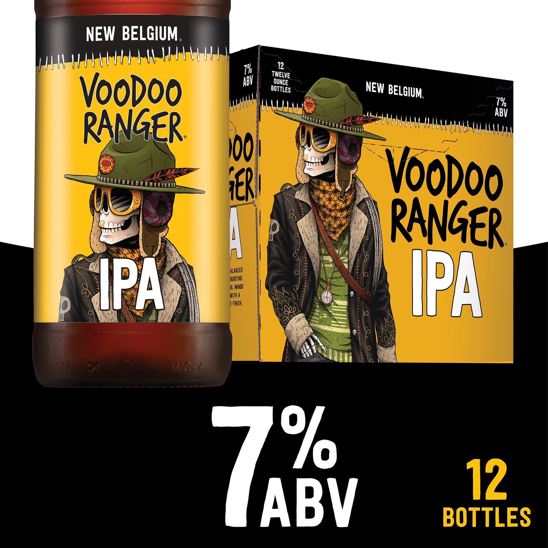 Voodoo Ranger IPA Beer, 12 Pack, 12 fl oz Bottles 12 ct; 12 fl oz | Shipt