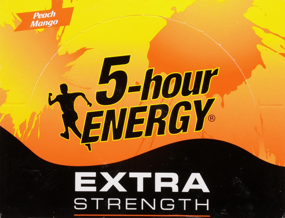 5-Hour Energy 12 Pack Extra Strength Peach Mango Energy Shot 12 ea 12 ...